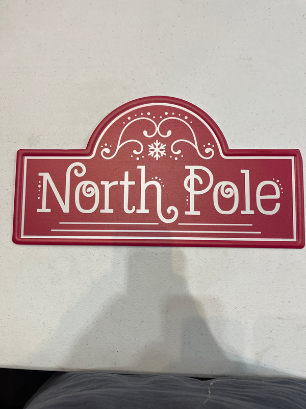 Decorative North Pole Sign – creekroad.net